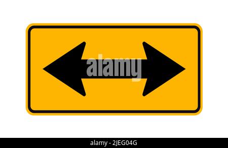 Warning signs Curve marker on white background Stock Vector Image & Art ...