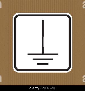 Earth (Ground) Symbol Sign, Vector Illustration, Isolate On White ...