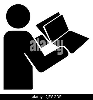 Read Technical Manual Before Servicing symbol Isolate On White ...