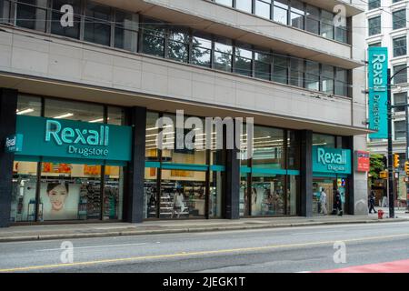 Rexall Drugstore in Downtown Stock Photo - Alamy