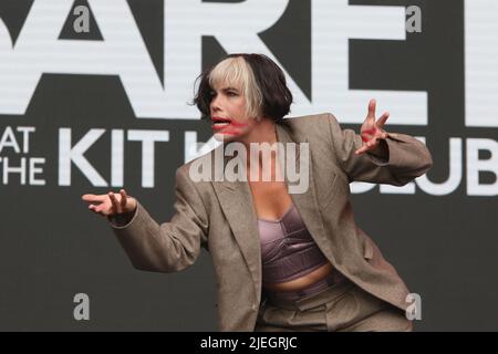 Emily Benjamin plays the role of Sally Bowles in the musical Cabaret ...