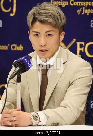 Japanese "Monster" boxer Naoya Inoue speaks at Ohashi Boxing Gym in ...