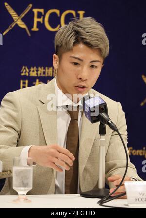 Japanese "Monster" boxer Naoya Inoue speaks at Ohashi Boxing Gym in ...