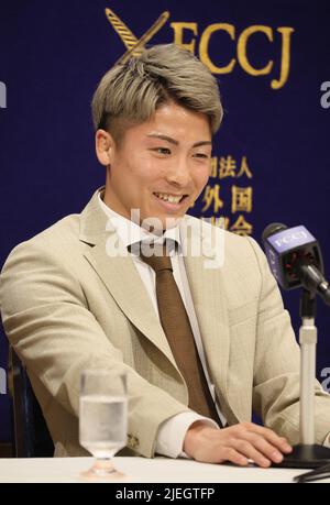 Japanese "Monster" boxer Naoya Inoue speaks at Ohashi Boxing Gym in ...