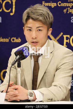 Japanese "Monster" boxer Naoya Inoue speaks at Ohashi Boxing Gym in ...