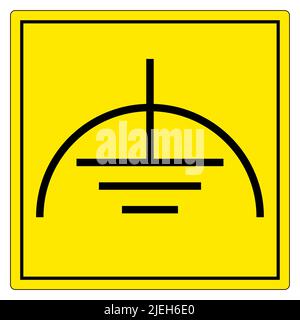 Noiseless Earth Clean Ground Symbol Sign Isolate On White Background ...