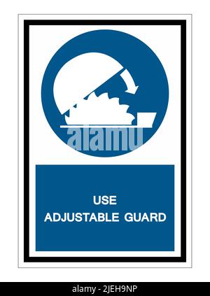 Symbol Use Adjustable Guard Isolate On White Background,Vector ...