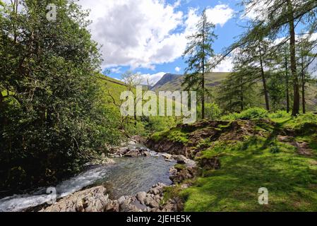 Ritsons Force - Wasdale Head - Lake District National Park Stock Photo ...