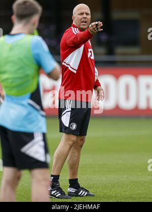 Rotterdam - coach Arne Slot of Feyenoord during the match between ...