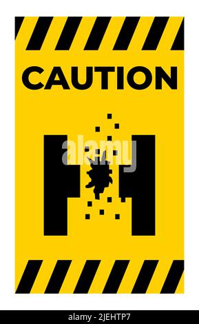 Danger Of Molten Metal Symbol Sign Isolate On White Background,Vector ...