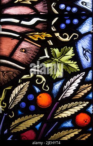 Stained glass window in Cardross Parish Church, Station Road, Cardross ...