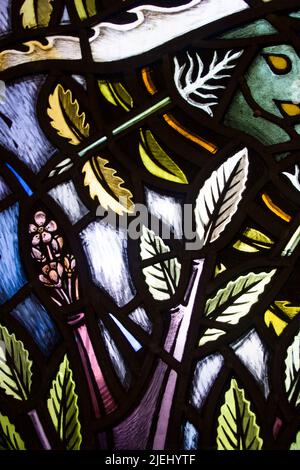 Stained glass window in Cardross Parish Church, Station Road, Cardross ...