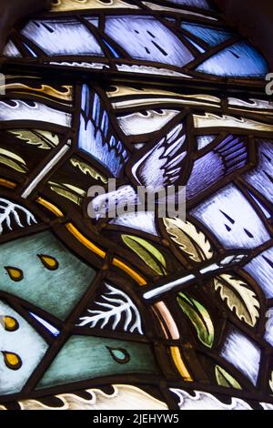 Stained glass window in Cardross Parish Church, Station Road, Cardross ...