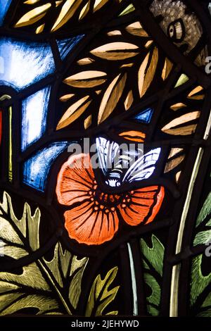 Stained glass window in Cardross Parish Church, Station Road, Cardross ...