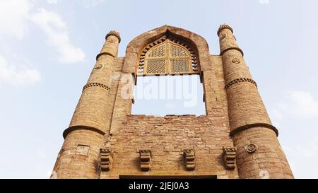 Badal Mahal Darwaza 50 ft tall gate, Chanderi, Madhya Pradesh, India ...