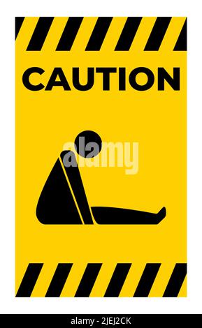 Confined Space Symbol Sign Isolate On White Background,Vector ...