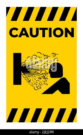 Explosion Release of Pressure Symbol Sign Isolate on White Background ...