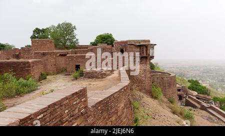 Pavilion or a baradari at center of courtyard, Narwar Fort, Shivpuri ...