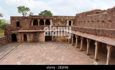 Outside View of Rani Mahal. Or Queens Palace, Narwar Fort, Shivpuri ...