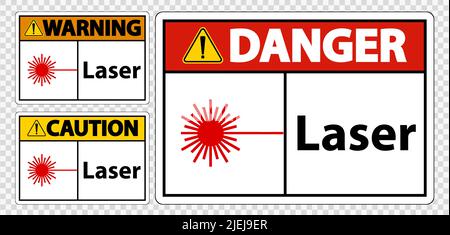 Laser Symbol Sign Symbol Sign Isolate on transparent Background,Vector ...