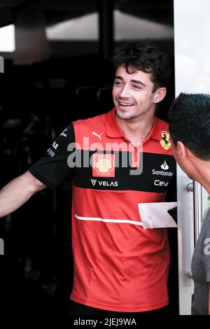 Ferrari driver Charles Leclerc of Monaco celebrates after he won the ...