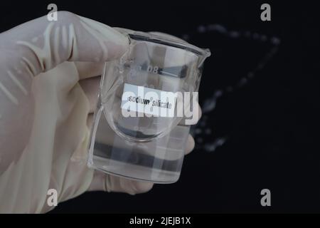 sodium silicate liquid and sticky Stock Photo - Alamy