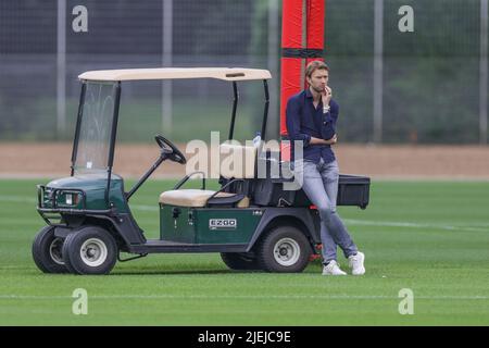 Leverkusen, Germany. 27th June, 2022. Soccer: Bundesliga, Bayer ...