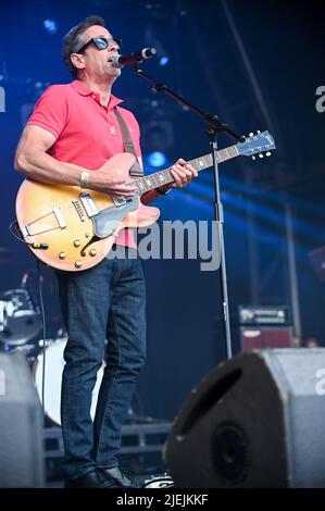 Nick Heyward of "Haircut 100" seen performing at Lets Rock Leeds 80s ...