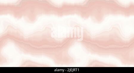 Soft wavy tie dye stripe seamless pattern. Pink white organic irregular ...