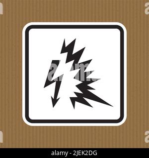 Arc Flash Symbol Sign Isolate On White Background,Vector Illustration ...