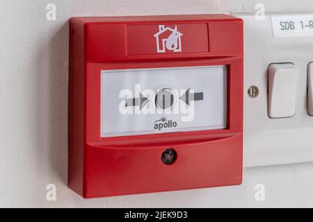 A fire alarm box Stock Photo - Alamy