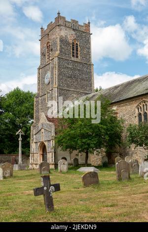 St Michael's Church, Tunstall, Suffolk, UK Stock Photo - Alamy