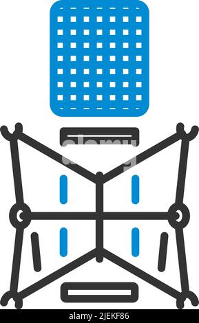 Old Microphone Icon. Editable Bold Outline With Color Fill Design ...