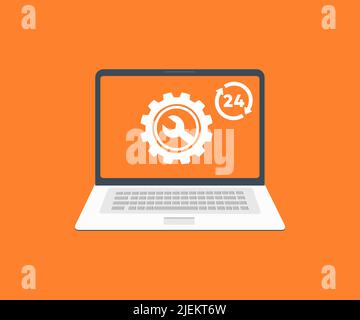computer operator logo Stock Vector Image & Art - Alamy