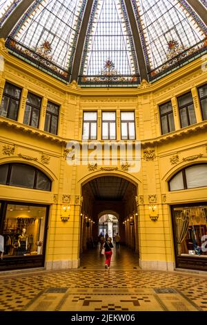Oktogon is an urban passageway in central Zagreb designed by architect ...