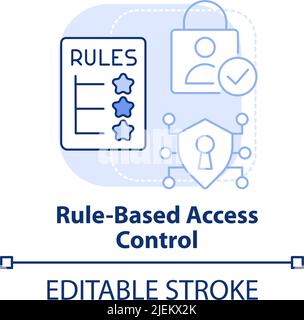 Rule-based access control concept icon Stock Vector Image & Art - Alamy
