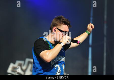 Calafell, Spain. 26th June, 2022. Oriol de Ramon seen during his ...