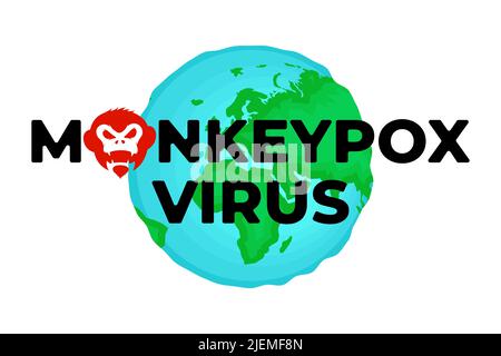 Monkeypox virus world alert attack and doctors banner concept. Monkey ...