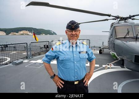 Sassnitz, Germany. 27th June, 2022. Vice Admiral Jan Christian Kaack ...