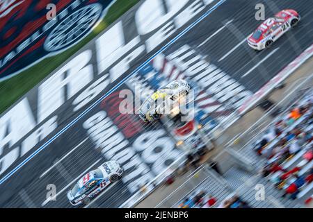 Noah Gragson races for position for the Coca-Cola 600 at Charlotte ...