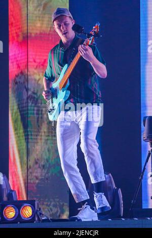 Simone Pagani (Pinguini Tattici Nucleari Stock Photo - Alamy