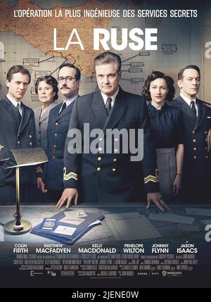 OPERATION MINCEMEAT, from left: Colin Firth, Kelly Macdonald, on set ...