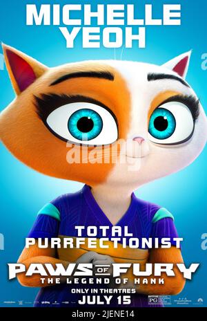 PAWS OF FURY: THE LEGEND OF HANK, US character poster, Ika Chu (voice ...