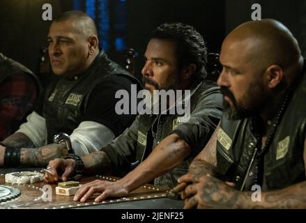 MAYANS M.C., from left: Vincent Rocco Vargas, Clayton Cardenas, Joseph ...
