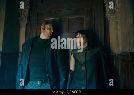 THE UMBRELLA ACADEMY, from left: Tom Sinclair, Kris Holden-Ried, Jason ...