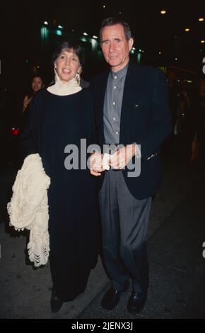 Julie Schafler and Jim Dale Opening night of the Broadway production of ...