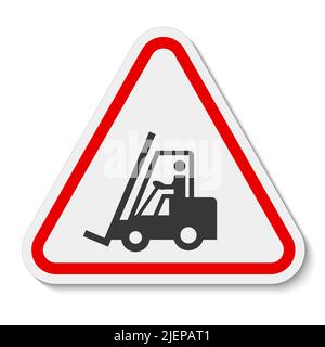 Warning Do not operate the forklift Stock Vector Image & Art - Alamy