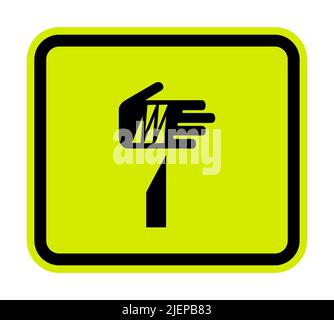 Beware Sharp Elements Symbol Isolate On White Background,Vector ...