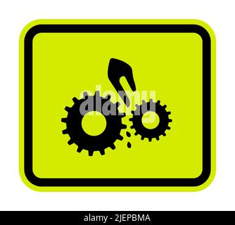 Moving Machinery Symbol Isolate On White Background,Vector Illustration ...