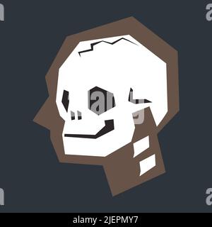 Human Skull clip art Stock Vector Image & Art - Alamy
